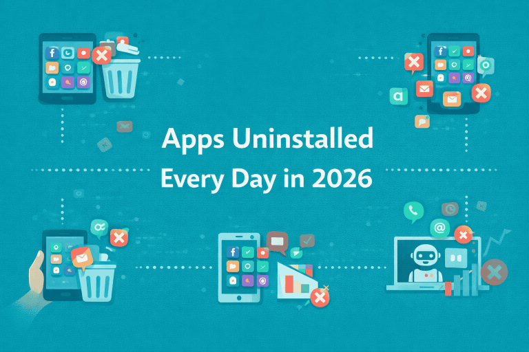 How Many Apps are Uninstalled Every Day in : Key Statistics & Trends